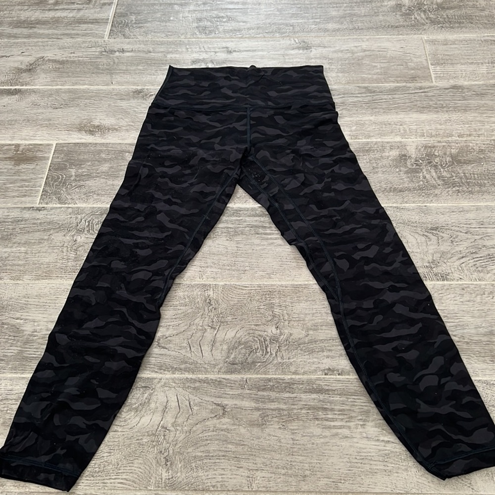 Lululemon Camo Print Align Leggings - Gem